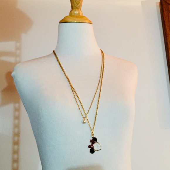 Disney | Jewelry | Disney Couture Minnie Mouse Headband Necklace | Poshmark